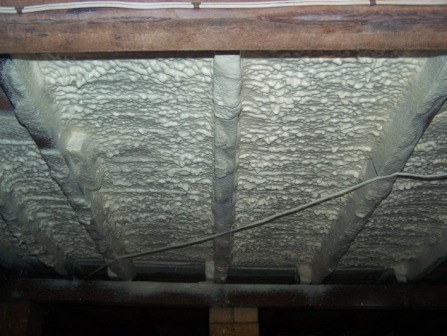 Underfloor Insulation with Sprayfoam | Foamed Insulations